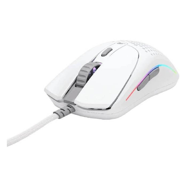 Glorious Model O2 Wired RGB Gaming Mouse – Matte White – PC ZONE