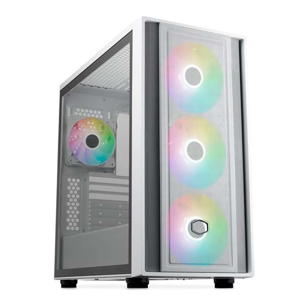 COOLER MASTER MB600 ARGB Mid Tower Case - White – PC ZONE