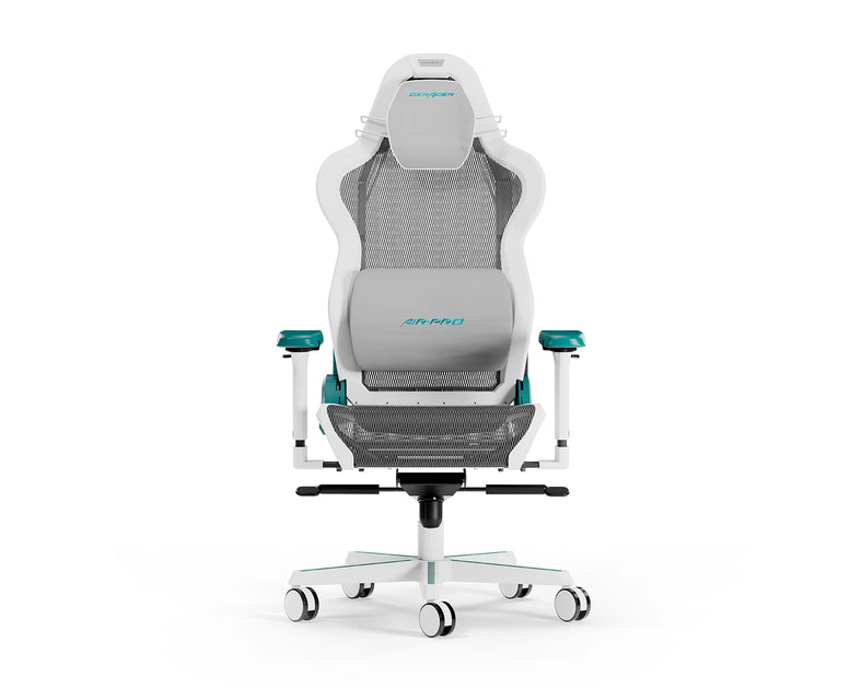 DXRacer Air Pro Series Gaming Chair - White/Cyan – PC ZONE